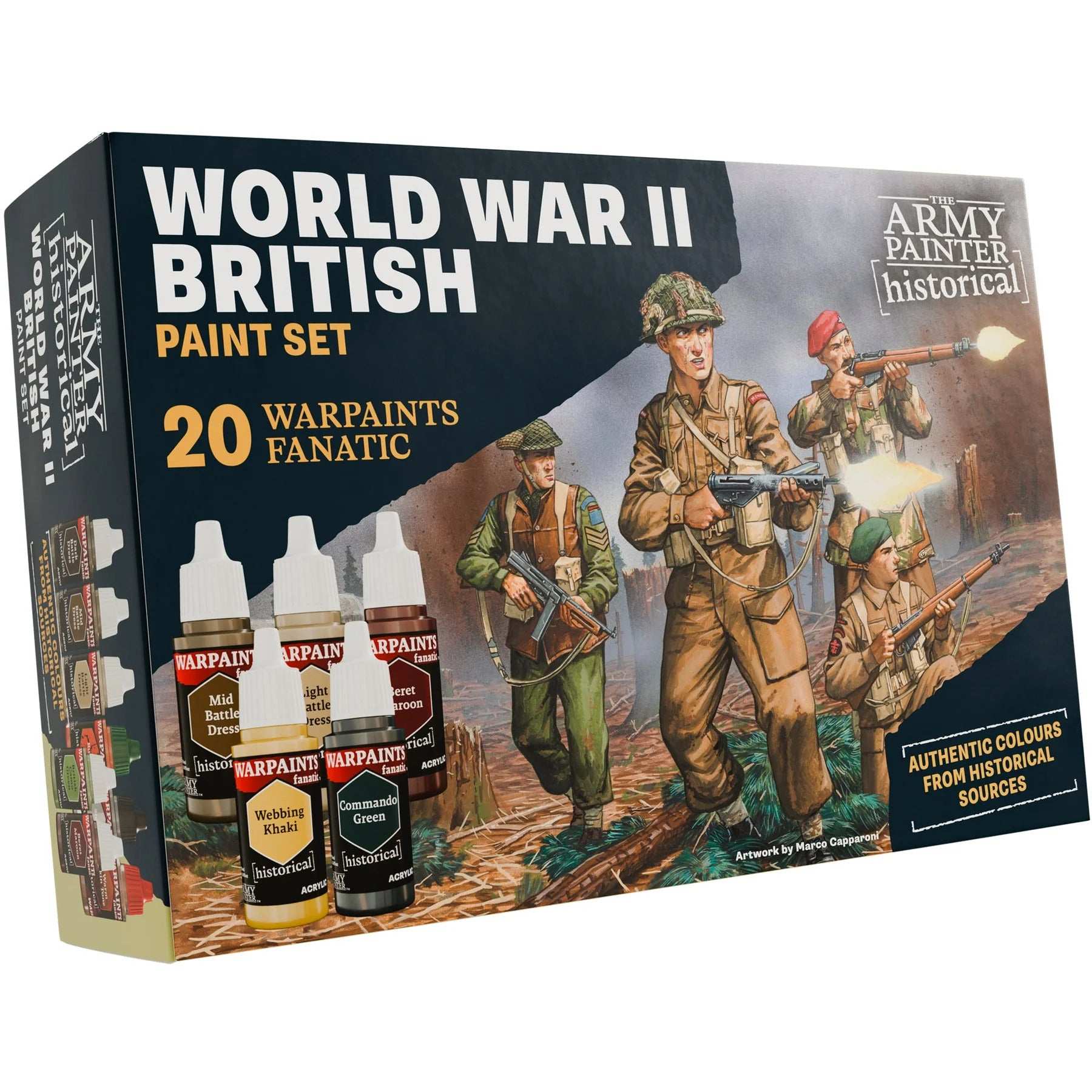 Discover Army Painter WWII British Paint Set | Authentic Miniatures ...